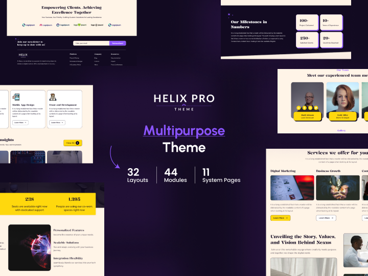Helix Pro Theme by The Web Plant