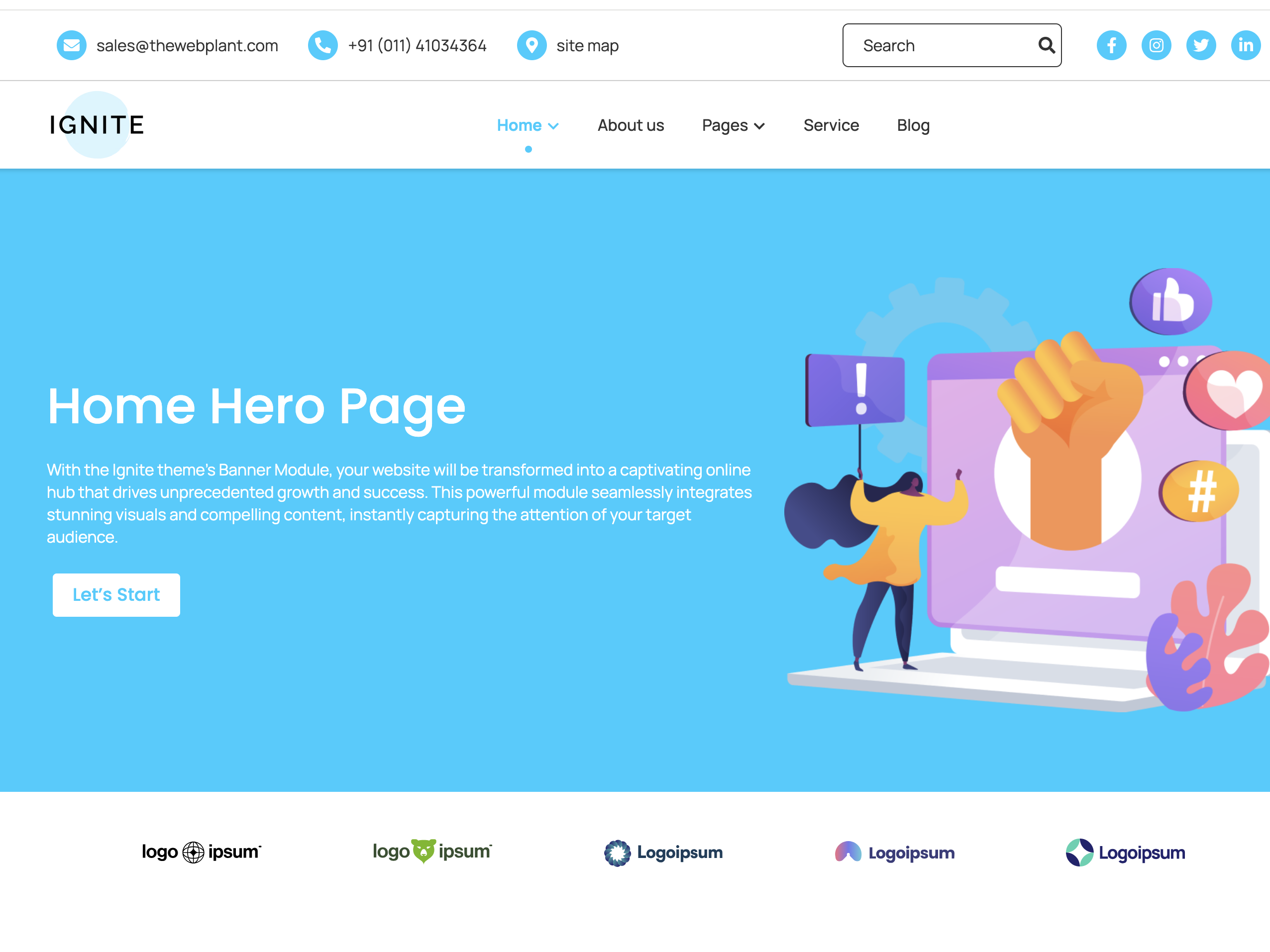 Ignite Theme by The Web Plant