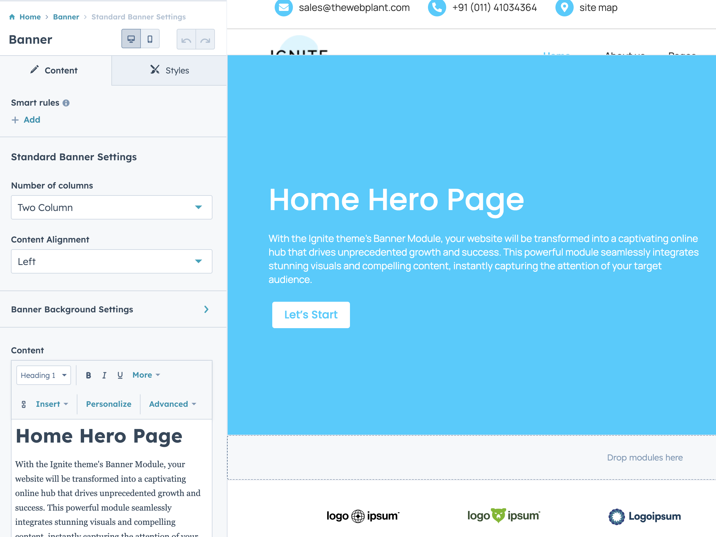 Ignite Theme by The Web Plant